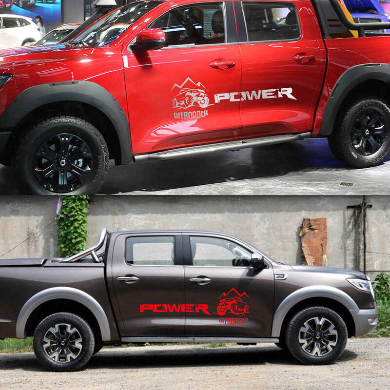 LY Pickup Side Stickers Para Sa Mahusay Na Wall Poer Pao UTE Truck ...