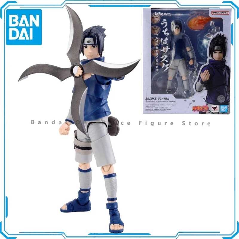 In Stock Original Bandai Naruto SHF Uchiha Sasuke Action Figures ...