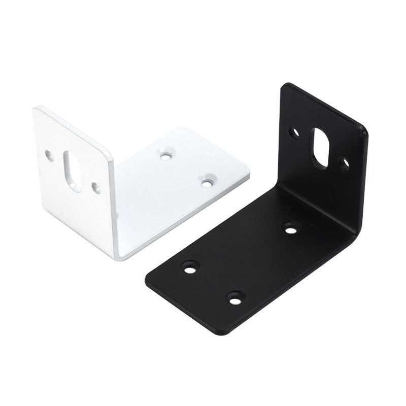 Corner Code 90 Degree Right Angle Fixing Piece Painted White Black Long ...