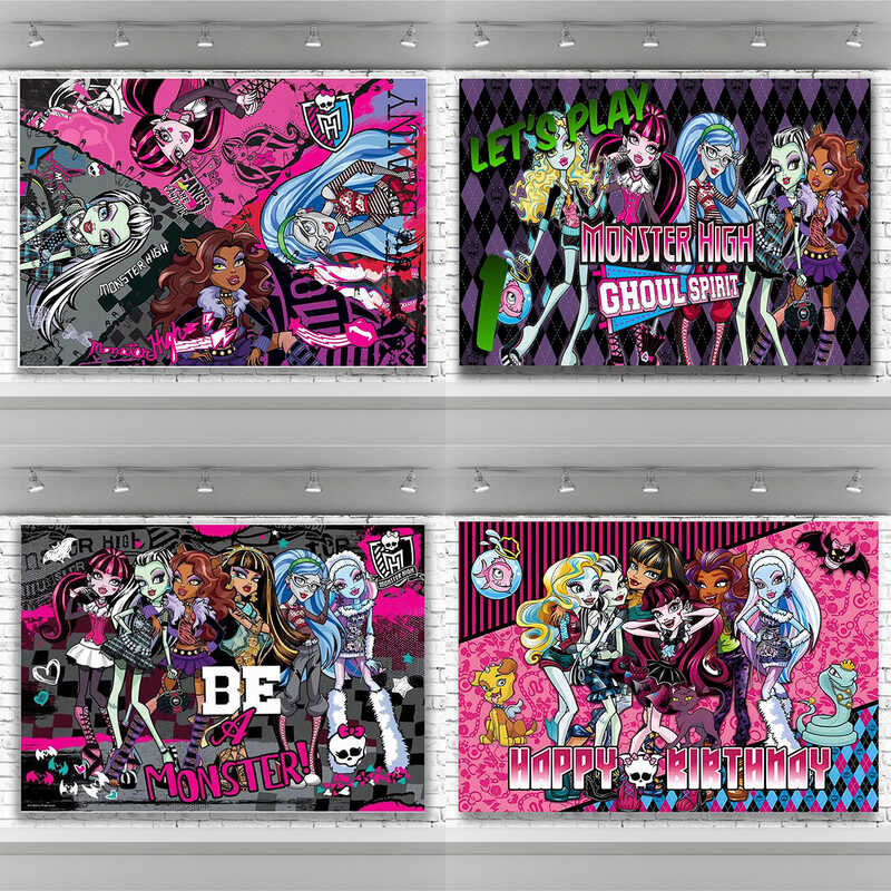 Spirit Monster High School Doll Theme Birthday Party Decorative Balloon ...