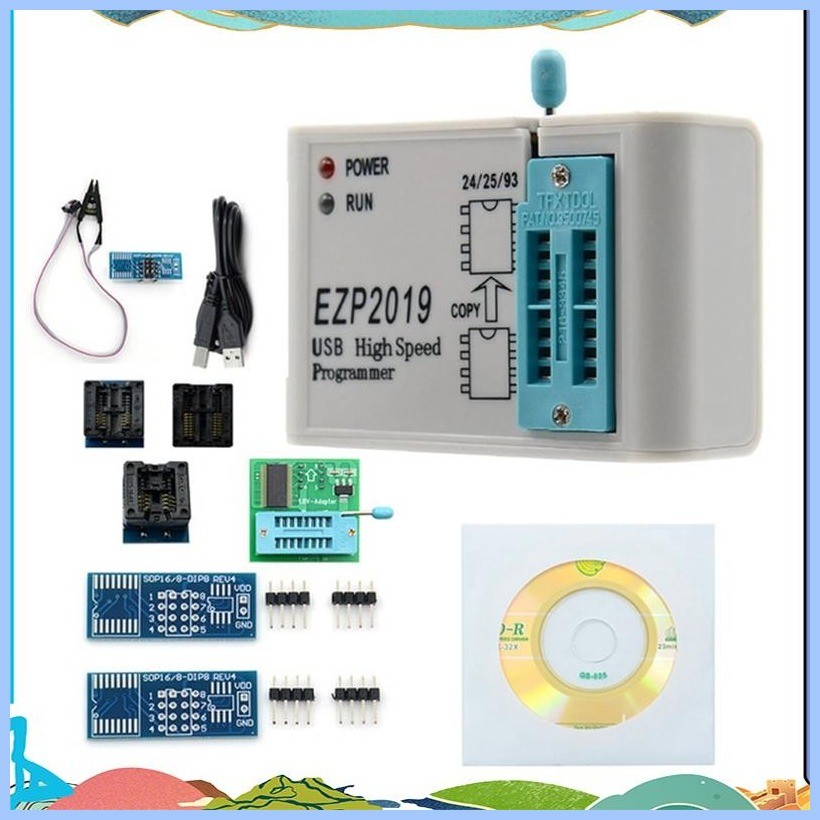 EZP2019 USB High-Speed SPI Programmer USB SPI FLASH Programmer Support 24 25 93 EEPROM 25 Flash ...