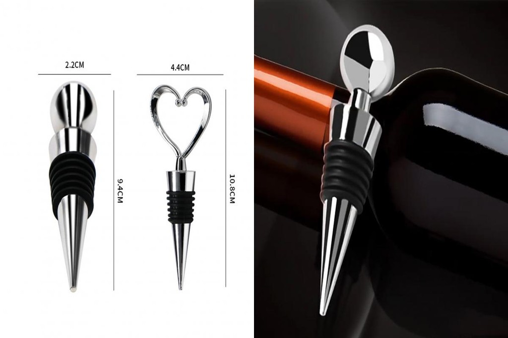 {xiapimart} Red Wine Cork Ball-shaped Wine Stopper Unique Wine Stoppers ...