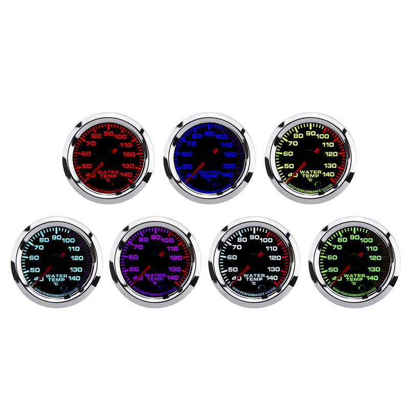 Celsius 40~140 52Mm Racing Temperature Gauge Kit Car Na May Water Temp ...