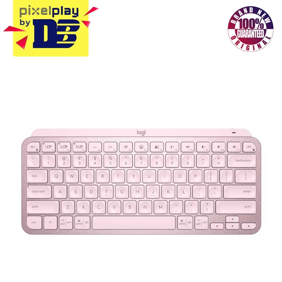 Logitech MX Keys Mini Minimalist Wireless Illuminated Keyboard (Rose) | Shopee Philippines