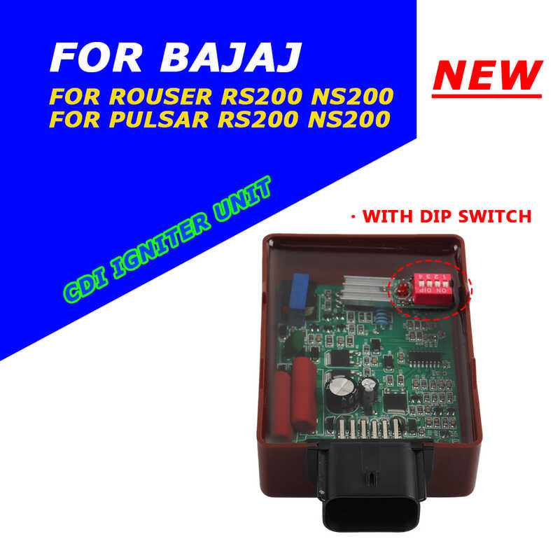 E3 12 Pin Motorcycle Ignition Ignite System Unit AC CDI Box With DIP ...