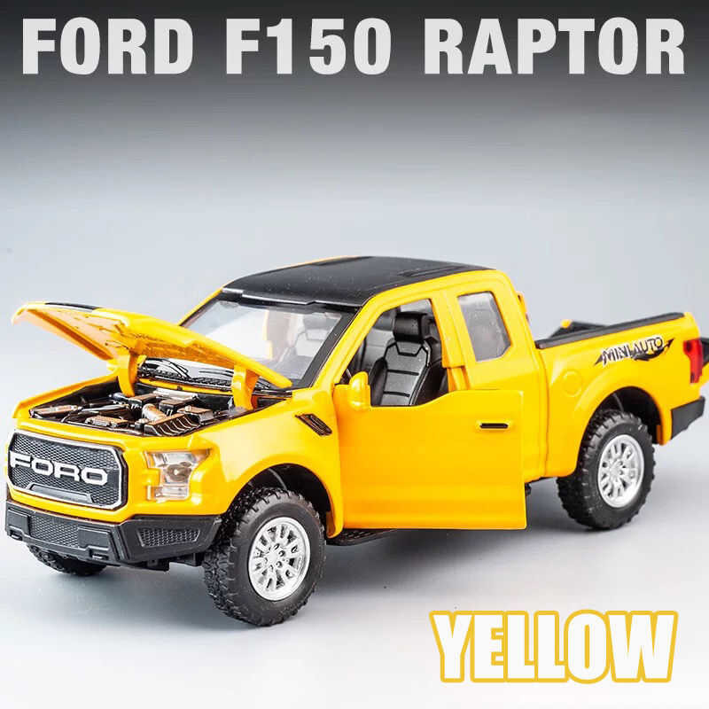 の 【Rum】1:32 Scale Ford Raptor F-150 Alloy Light & Sound Effect Diecast ...