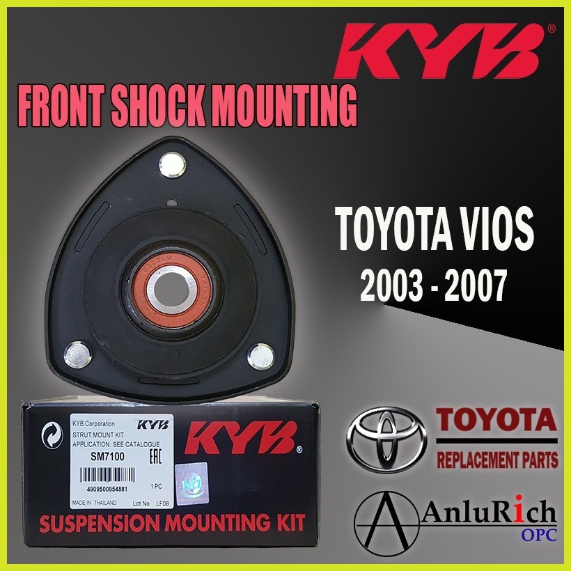 ↔ KYB Front Shock Mounting for Toyota Vios 2003-2007 KYB-SM7100 ...