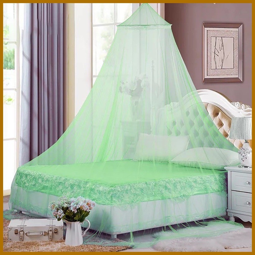 Nylon Mosquito Net Kulambo Mosquitero (size 2m) Unisex Moskitero Round ...