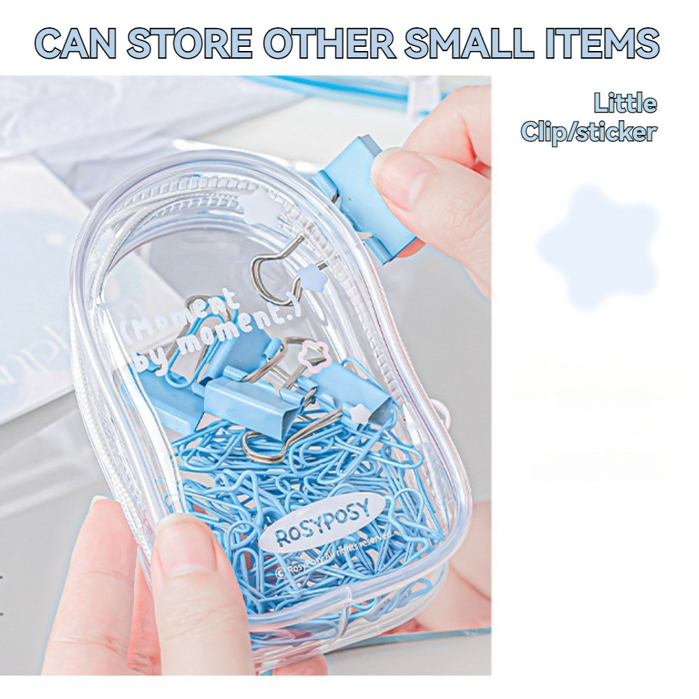 7IN1 Mini Stapler Staple Punch Hole Tape Machine Set Kids Stationery ...