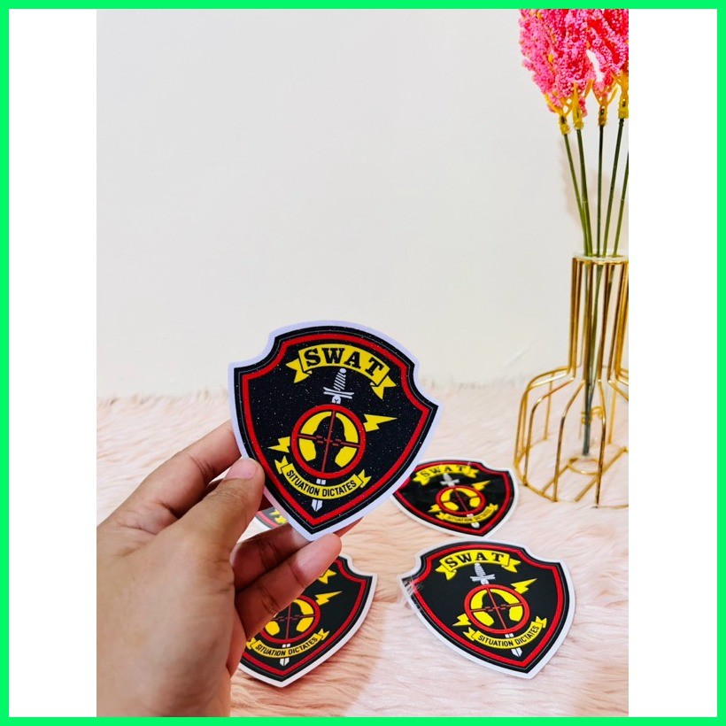 SWAT SEAL/ LOGO STICKER 3.4x3.4 inches | Shopee Philippines