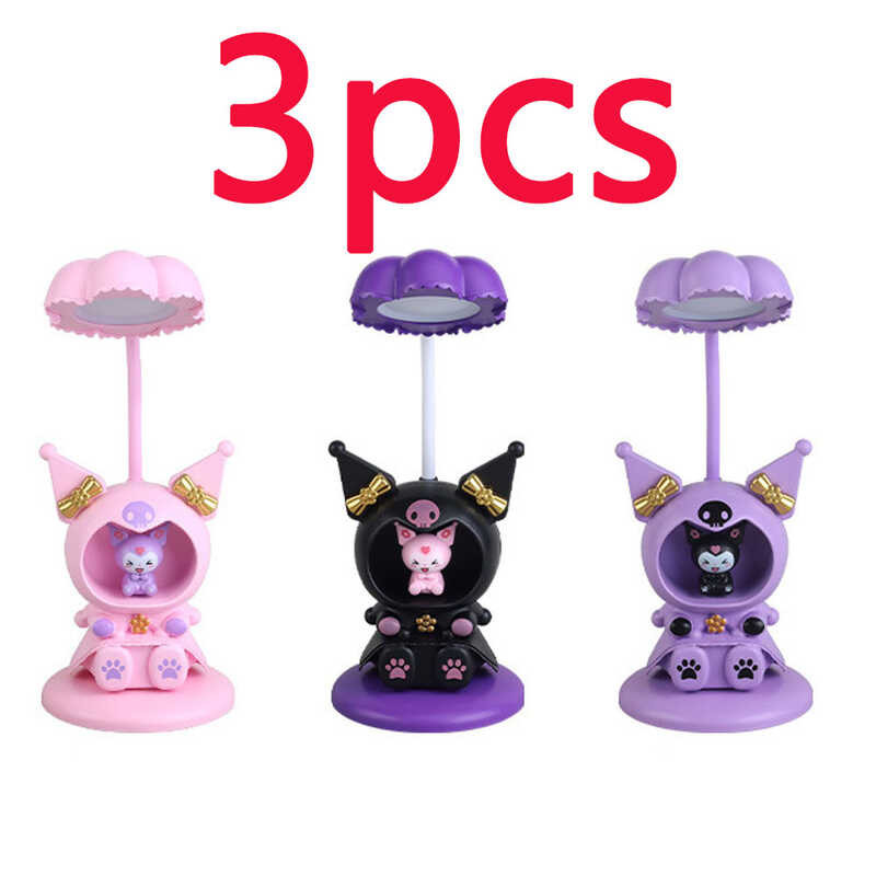 Ng Magbebenta Kuromi Led Pencil Sener Cute Desk Lamp Gamit Ang Recharge ...