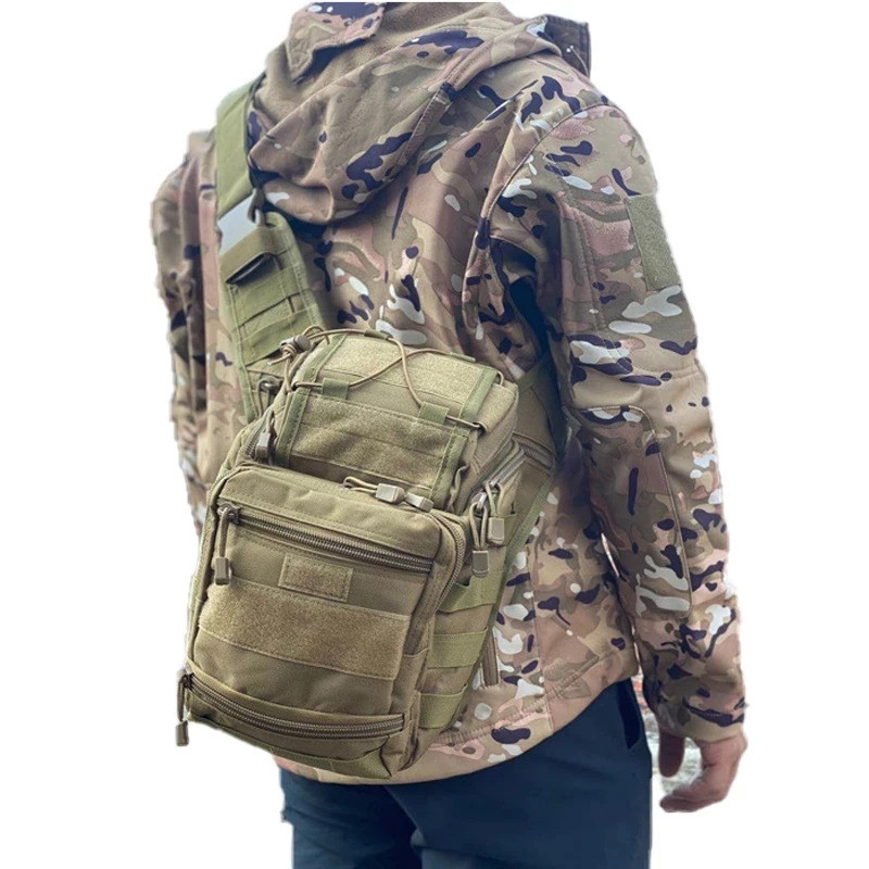 Large dagger Sg Backpack EDC Tactical Shoulder Bag Molle Chest ...