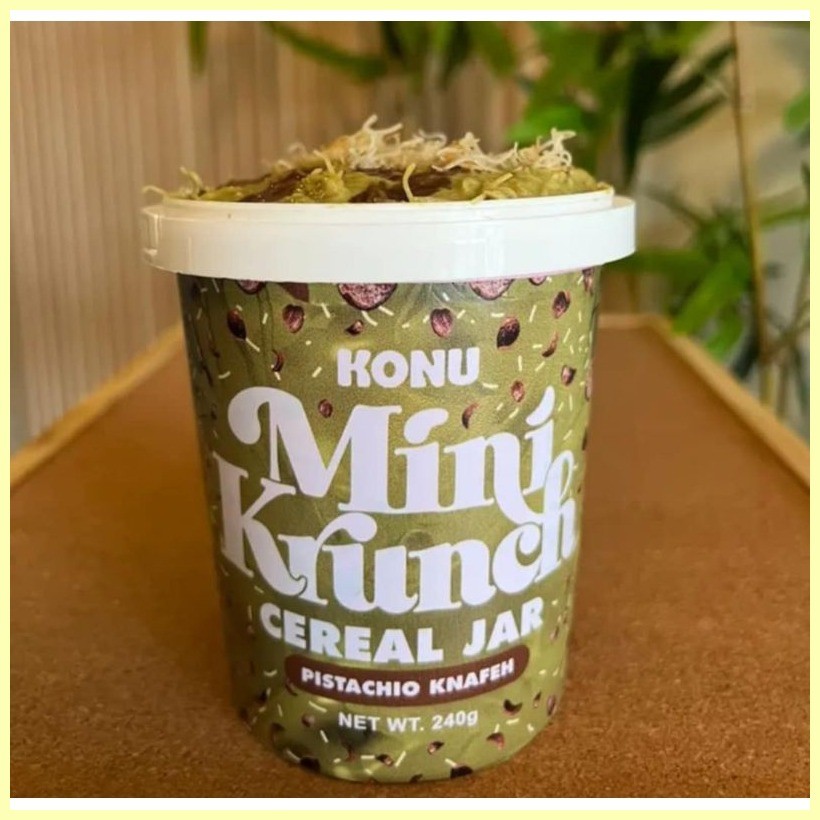 ☑ ⚽︎ ♞,♘KONU Mini Krunch PREMIUM Pistachio Knafeh Dubai Chocolate Bar ...