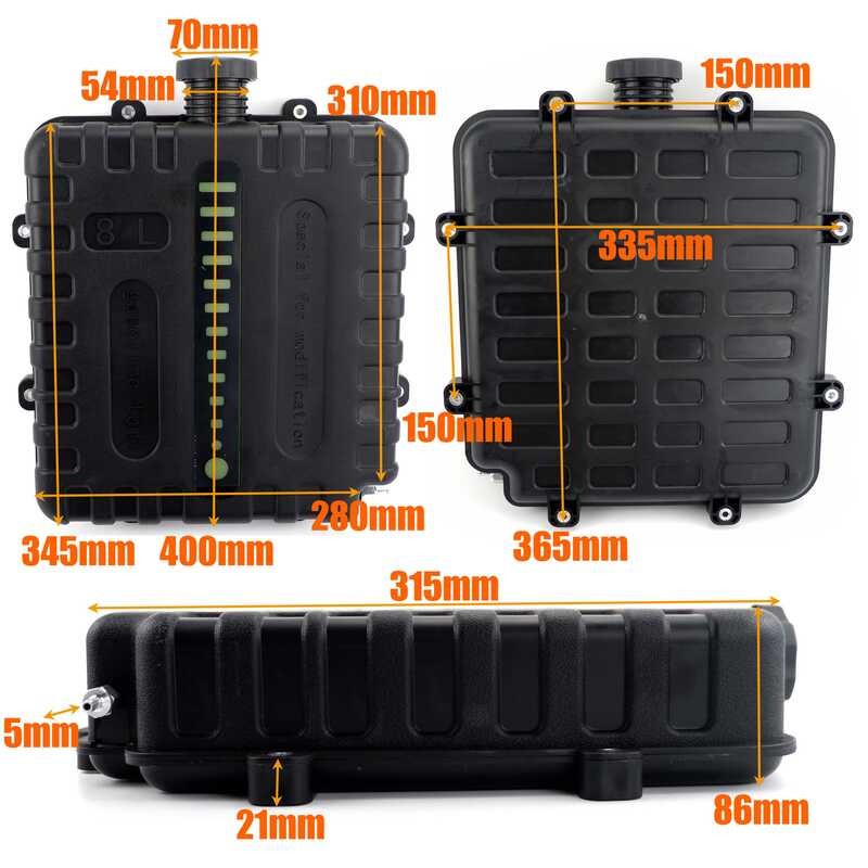 Air 8L Diesel Heater Fuel Tank Oi Gasoe Storage Gamit Ang Cap For Car ...