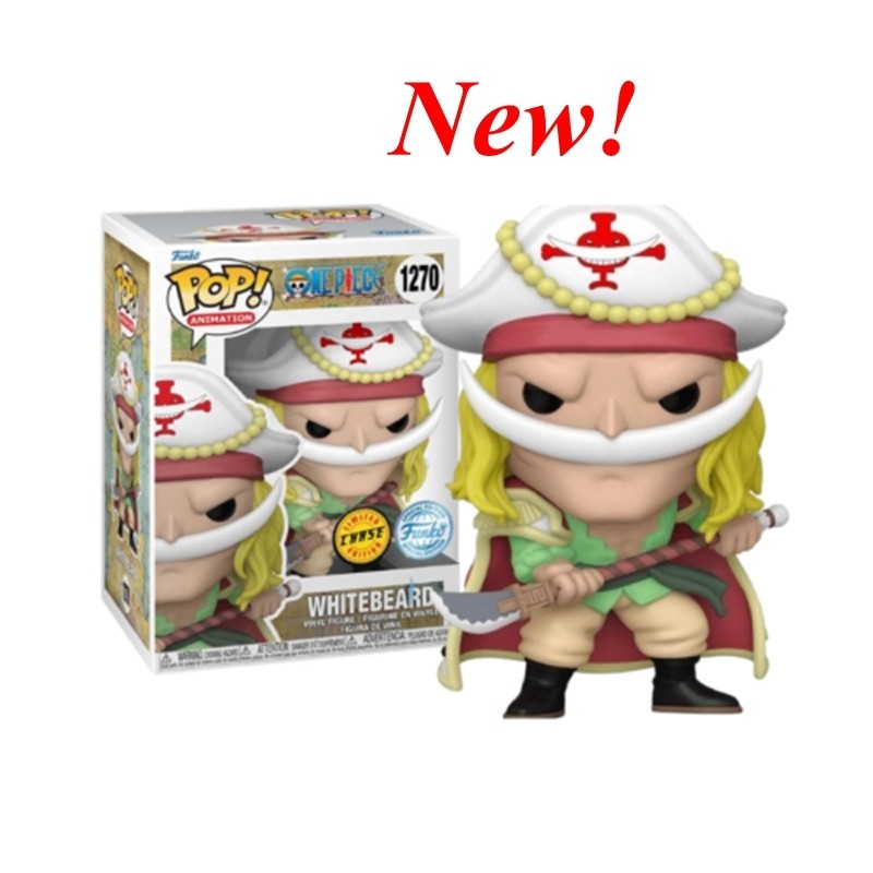 Funko New POP ONE PIECE White Beard # 1270 Character Model Collection ...