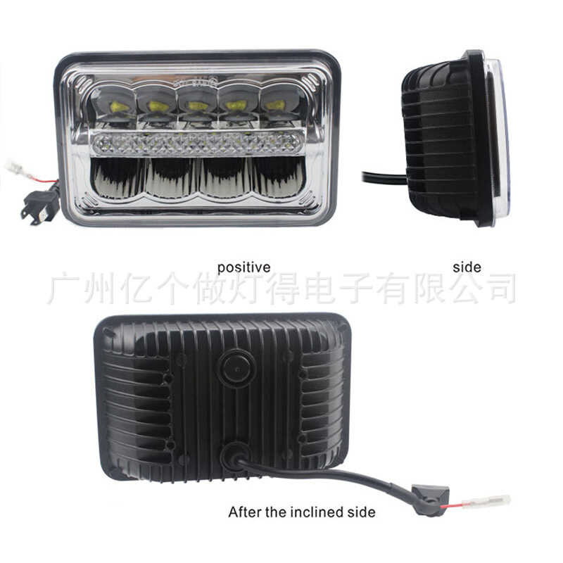 4X6 ʚɞ 45W Truck Square Light 5-Inch Modified Headlights High And Low ...