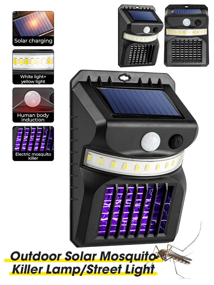 Solar Mosquitos Killer Lamp Outdoor Waterproonti Mosquito Trap Insect ...