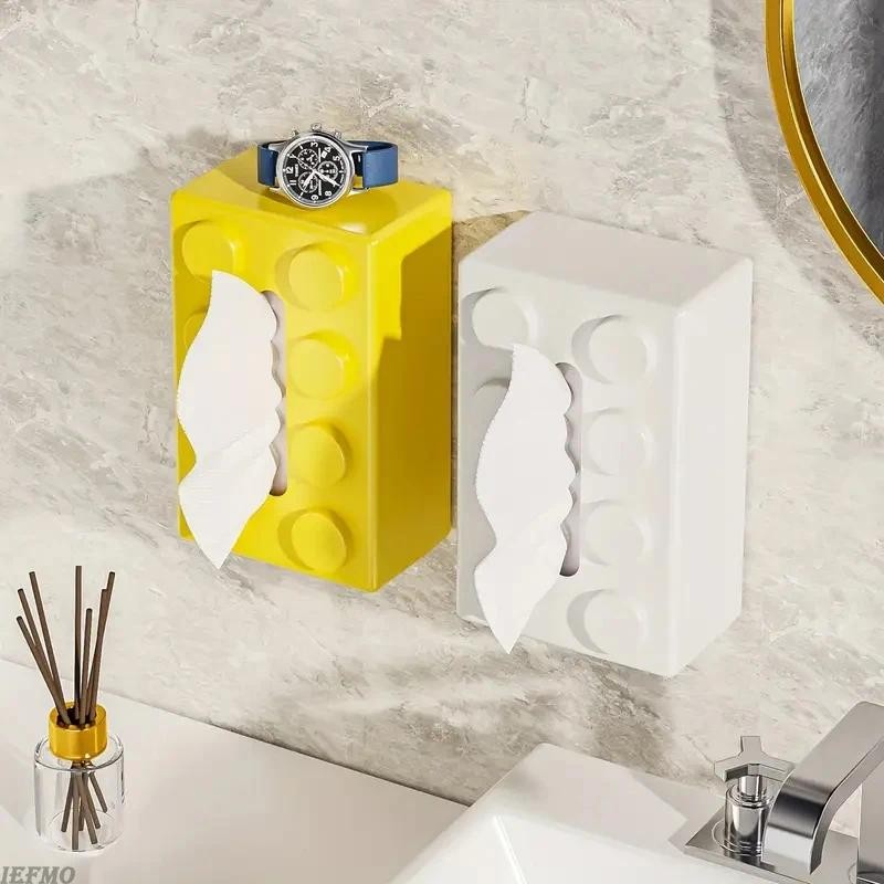 Creative Cartoon Building Block Tissue Box with High Aesthetic Value ...
