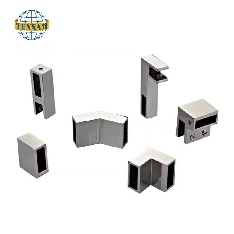 Square Tube Corner Connector Shower Room Accessories Stainless Steel ...
