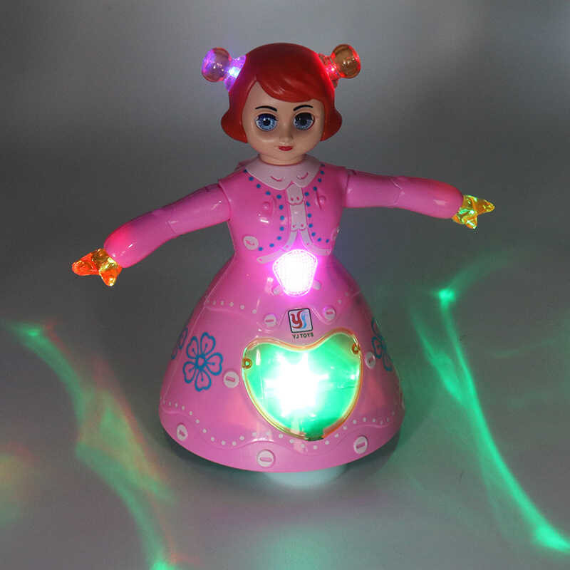 Electric Universal Dance Waving Her Hand, Walking With Music, Lighting ...