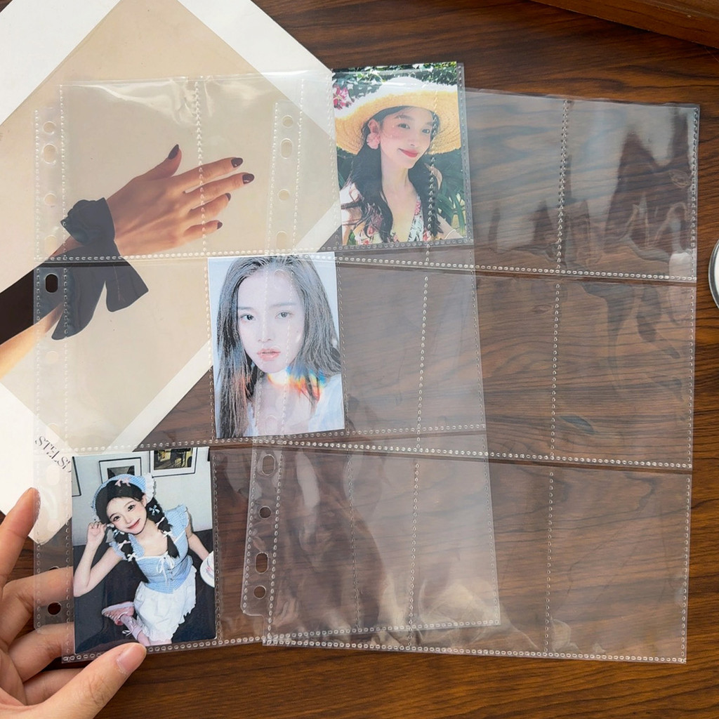 15Sheet A4 9-Pocket Trading Gaming Card Sleeves - 11-Ring Binder Pages ...