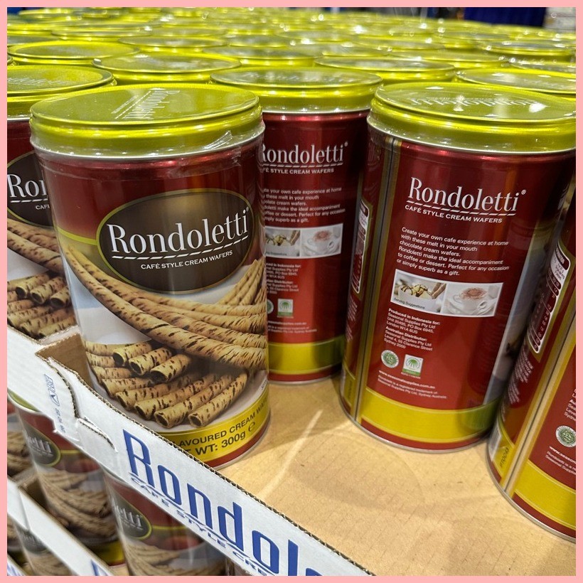 Rondoletti Cafe Style Cream Wafer 300g (Chocolate / Tiramisu / Vanilla ...