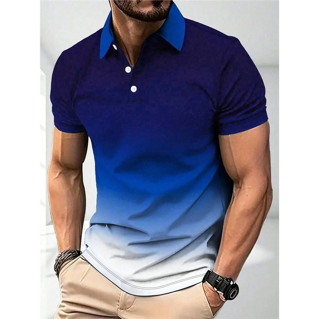 [Customizable colors]Men's Ombre Gradient color 3D printing Print ...
