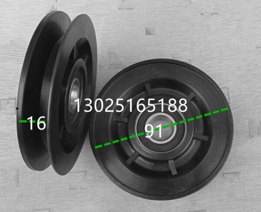 Elevator accessories Hitachi car pulley 90 triangular pulley 6202 ...