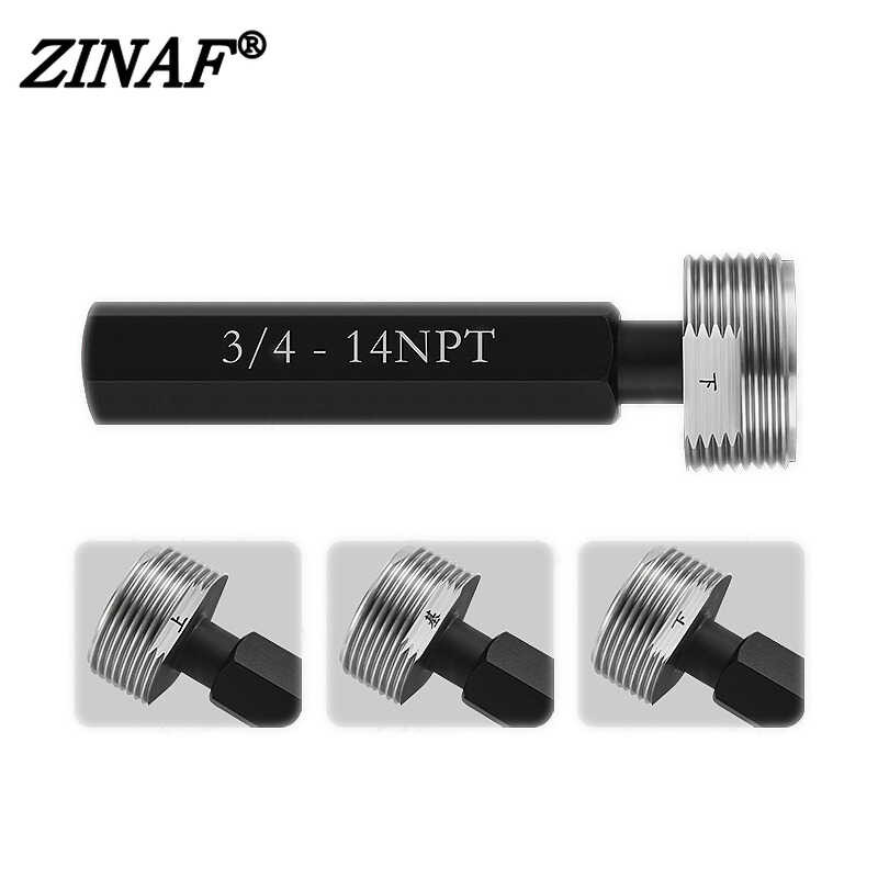 1/8 NPT 1/4 3/4 1 Pipe Thread Thread Plug Ring Gauge Precision External ...