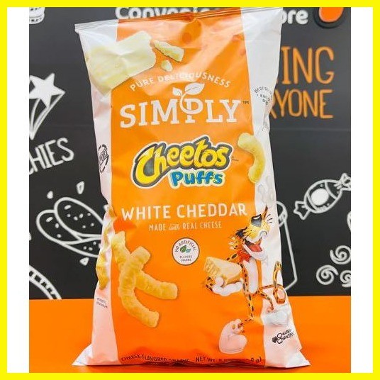 Cheetos Simply Puffs White Cheddar Cheese Flavored Snacks 226.8g (8oz) | Shopee Philippines