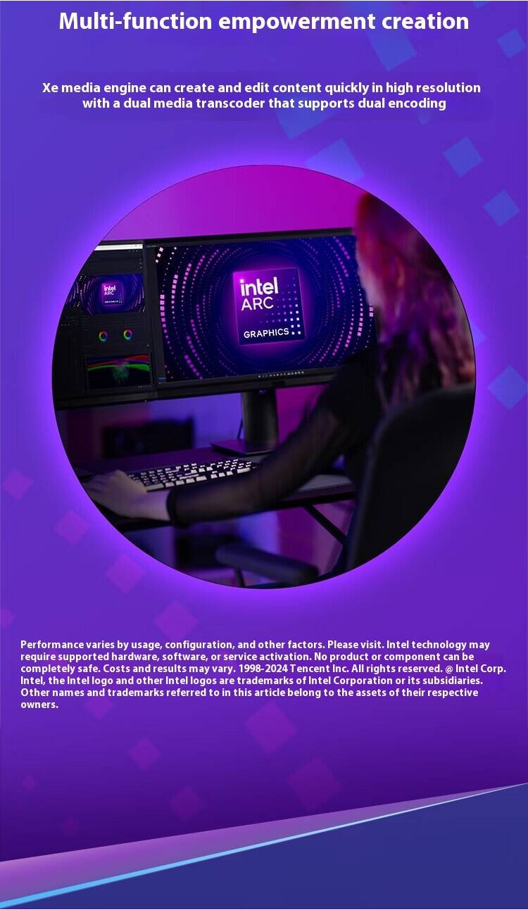 Intel GUNNIR Arc B580 Photon 12G 2850MHz GDDR6 OC Gaming Graphics Card ...