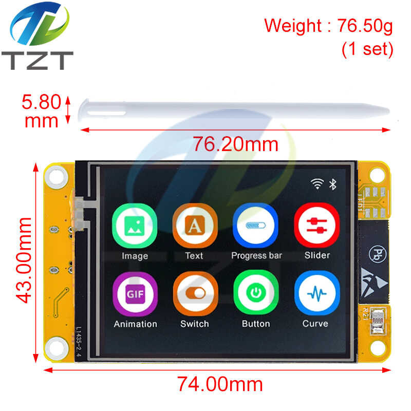 ESP32 TZT GL WIFI&Bluetooth Development Board 2.4 inch LCD TFT Module ...