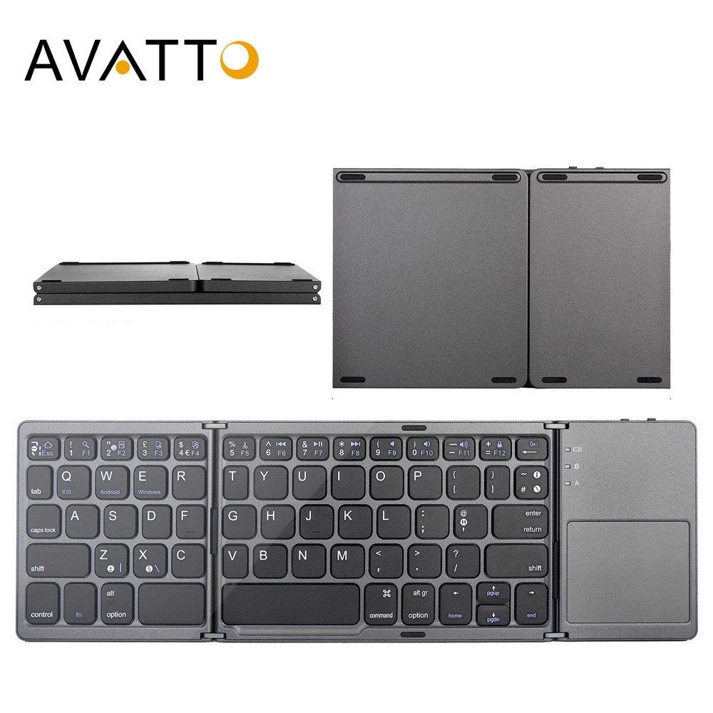 AVATTO 3 29 Brasil Portuguese/English B033 Mini Folding Keyboard ...