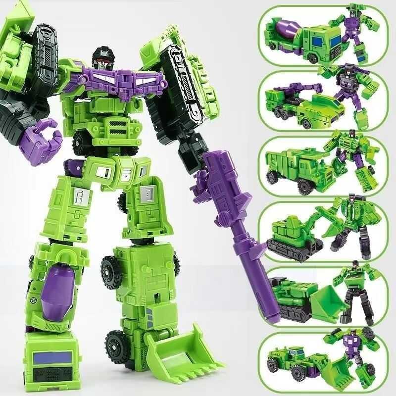 Sa 6 1 Transformation Model Defensor Devastator Action Figure Robot DIY ...