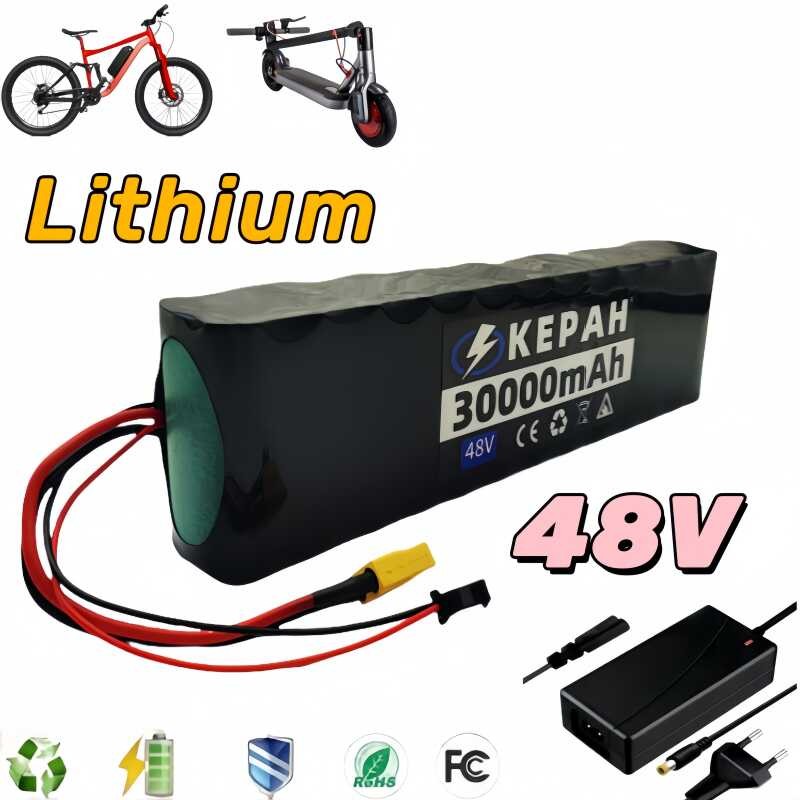 3 Bagong 2 13S2p 48V Baterya 30.0Ah 18650 Lithium-Ion Battery Pack, 54 ...
