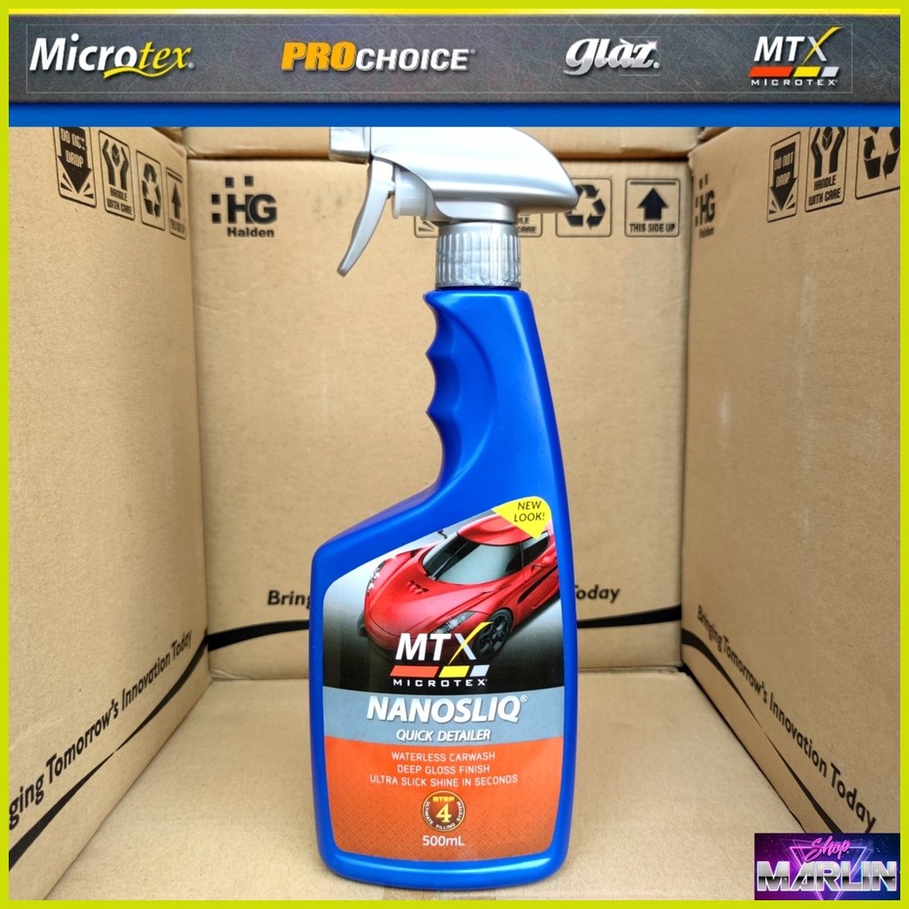 Microtex MTX NanoSLIQ Quick Detailer Spray wax 500ml | Shopee Philippines