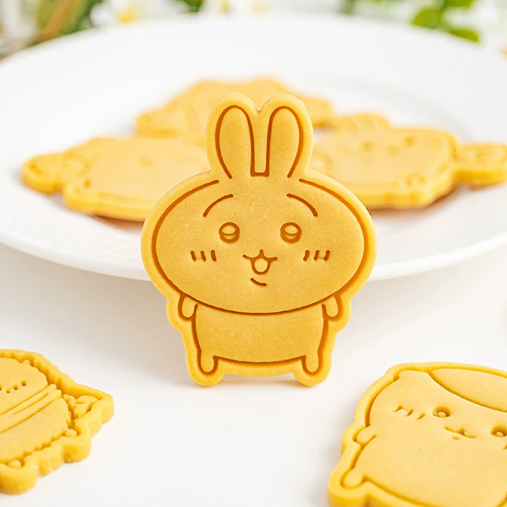 Cartoon Chiikawa Cookie Mold DIY Stampcookie Cutters Baking Accessories ...