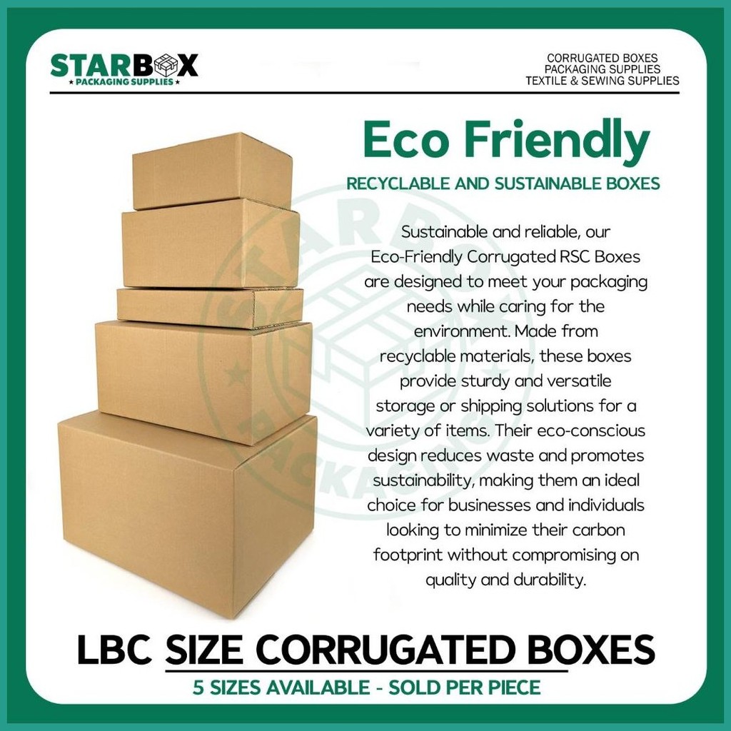 Starbox LBC Express Sizes Corrugated Cargo Shipping Boxes Packaging ...
