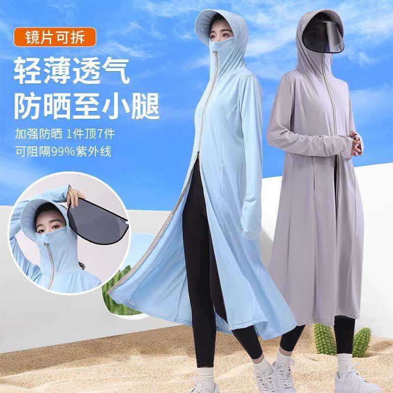 sun Ice silk protection clothing for women in summer, UV resistant sun ...