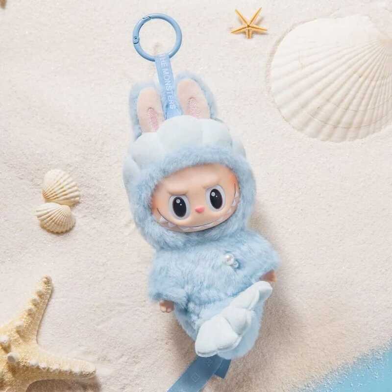 New Labubu Zimomo The Monsters Angel In Clouds Blue Vinyl Plush Doll ...