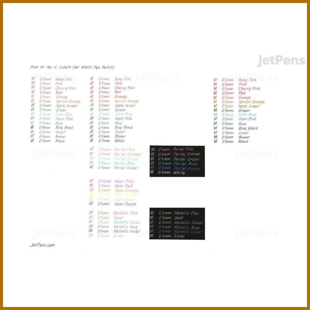 Pilot Hi-Tec C Coleto Pen Barrel/Body (5 Color, 3 Color) | Shopee ...