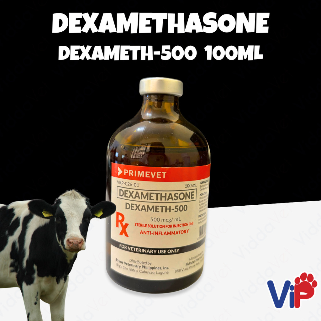 100ML DEXAMETH - 500 FOR FARM ANIMALS PIGS GOAT SHEEP CATTLE CARABAO ...