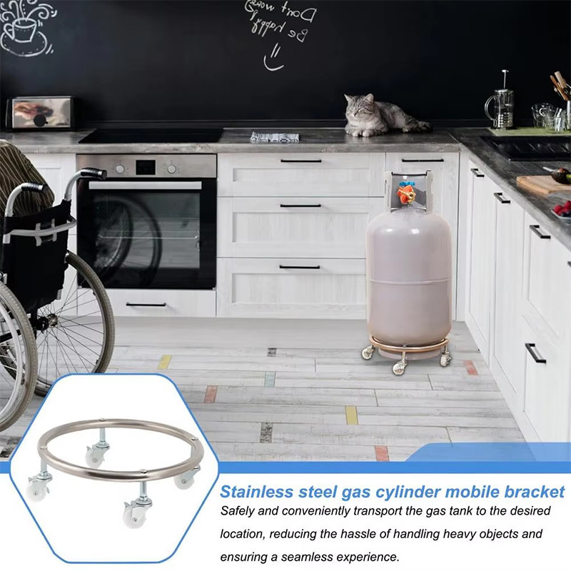 Gas Tank Holder Propane Cylinder Base Propane Tank Stand Dolly Gas Tank ...