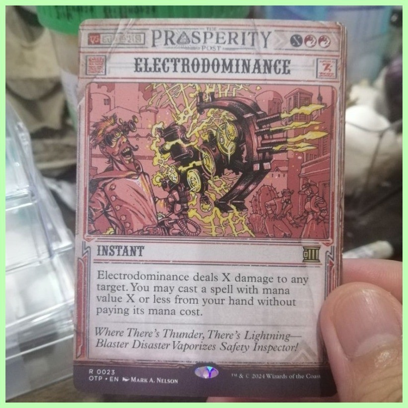 ⊆ ⋠ 1 Electrodominance OTP MTG card magic the gathering EDH | Shopee ...