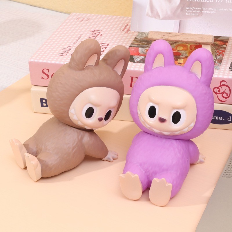 LABUBU Phone Holder - Kawaii Anime Desktop Ornaments - Cute Doll Phone ...
