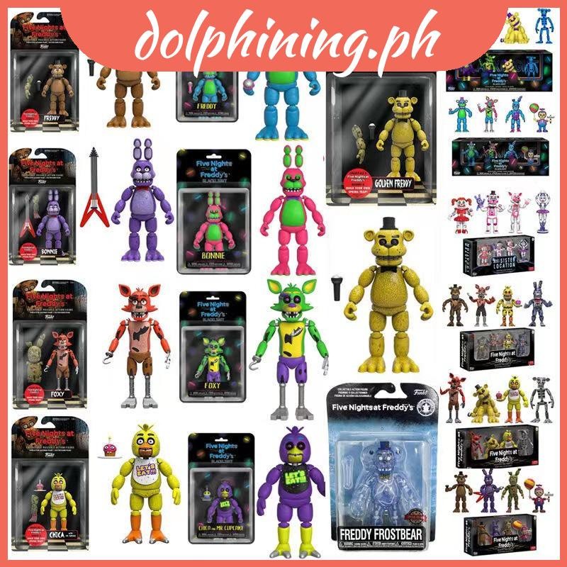 15cm FNAF Action Figure Freddy Bonnie Figures Collection Model Game ...