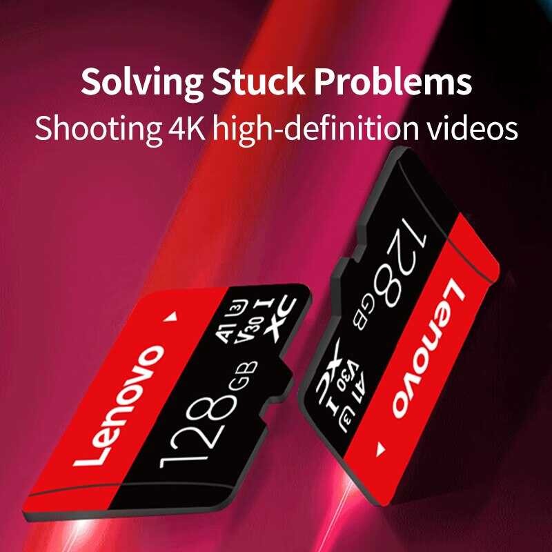 Select Lenovo Micro SD-Memory-Card, 256GB MicroSDXC 130MB/s Full HD ...