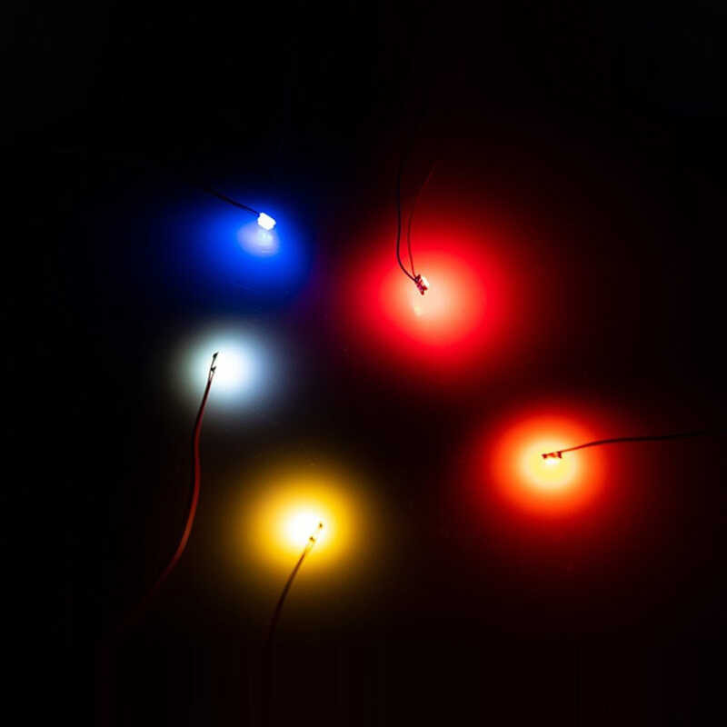 0402 50Pcs/Lot 0603 0805 1206 LED SMD Lamp Micro Litz Pre-Soldered Chip ...