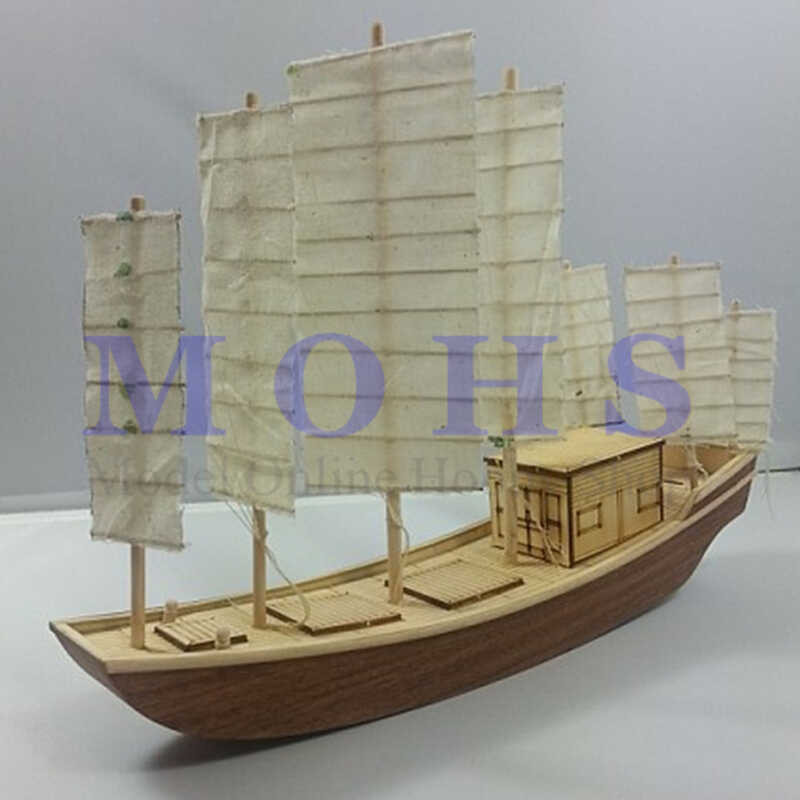 Chinese 2 ☆ Ancient Classical SEVEN FANS Assembly Saig Boat - Scale ...