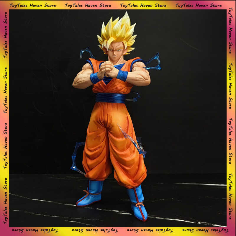 Dragon Ball Anime Figure Kd Er Saiyan Action Fig Battle Damage Goku ...